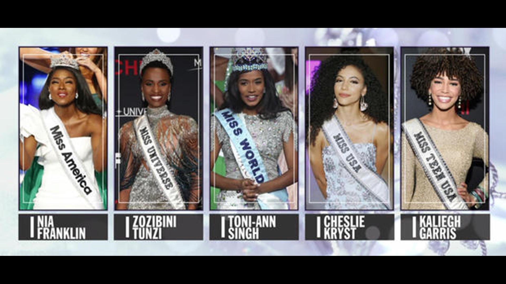 Historic win: 5 black women now hold the top pageant crowns | 10tv.com