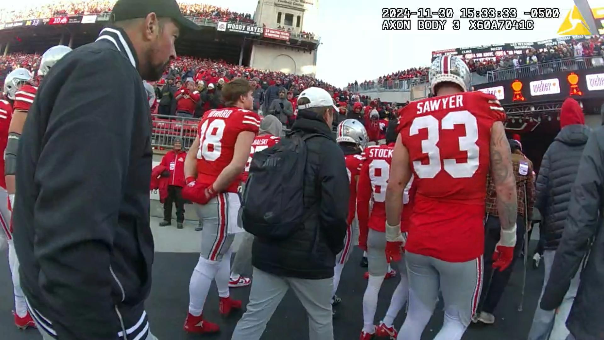 Ohio State-Michigan fight: Police bodycam video released | wthr.com