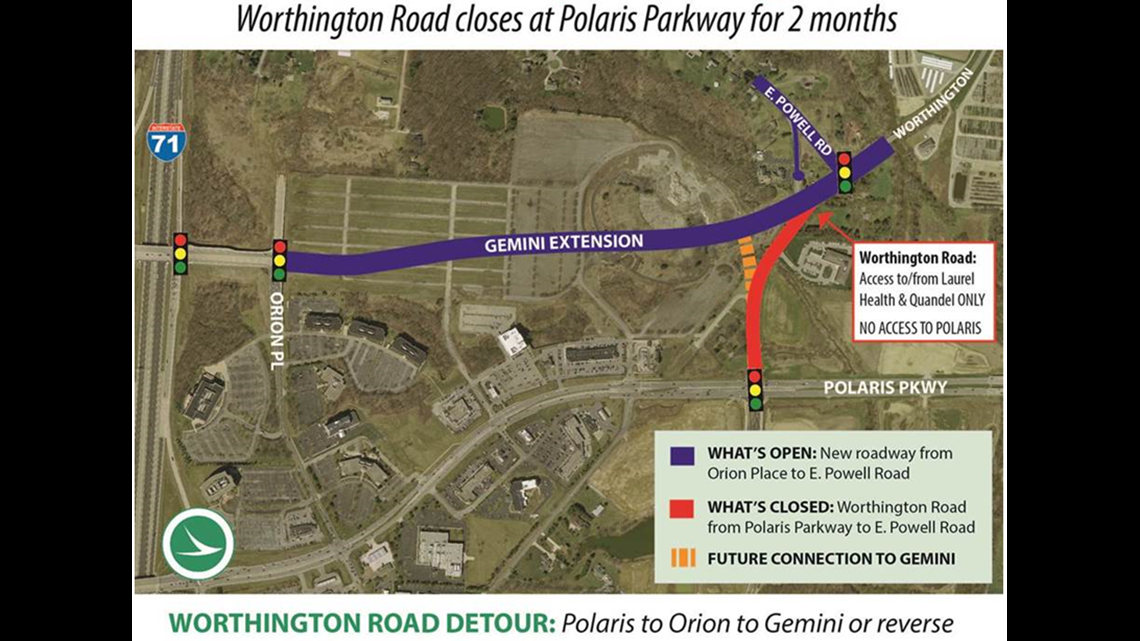 New Polaris traffic pattern to relieve congestion in the area | 10tv.com