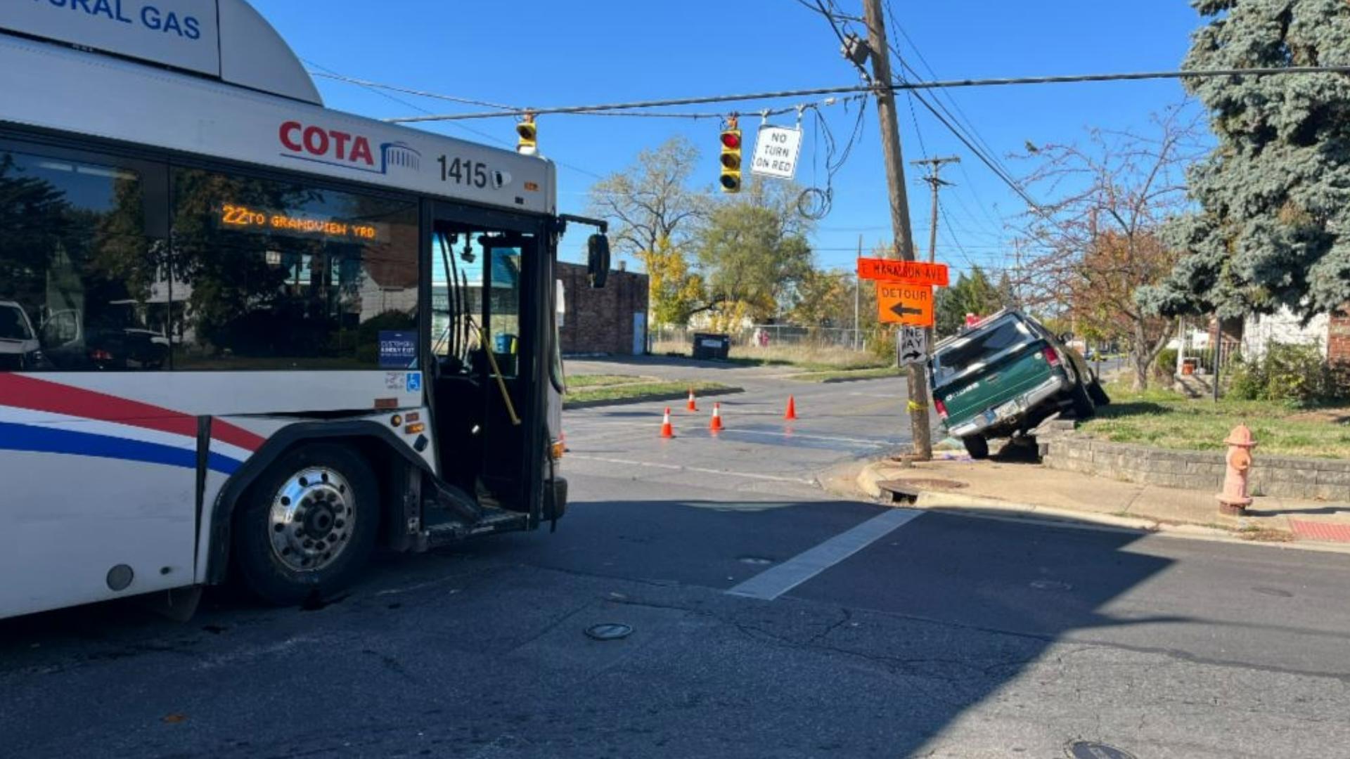 2 hospitalized after crash involving COTA bus | 10tv.com