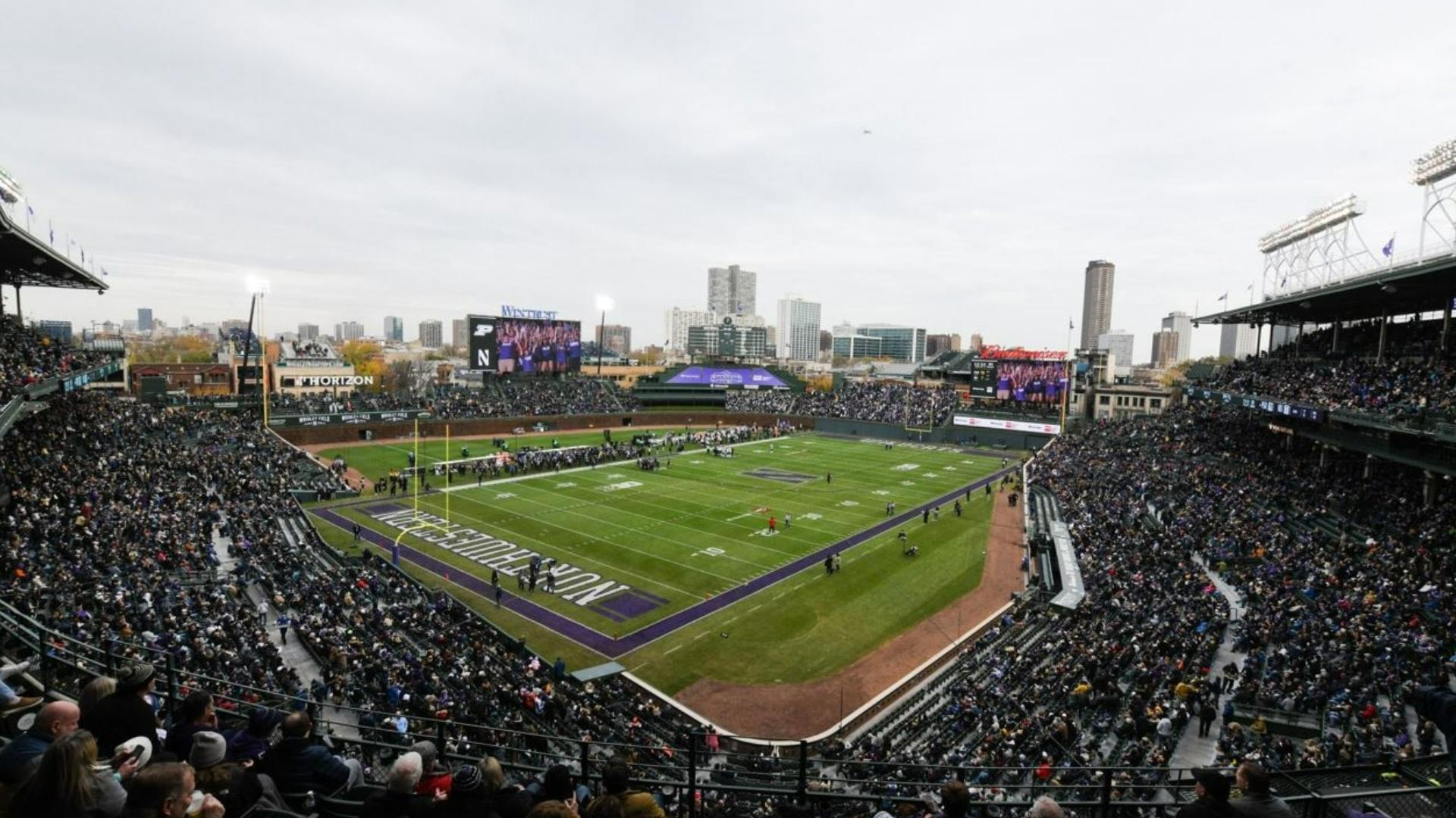 Wrigley Field transforms for Ohio State-Northwestern game | 10tv.com