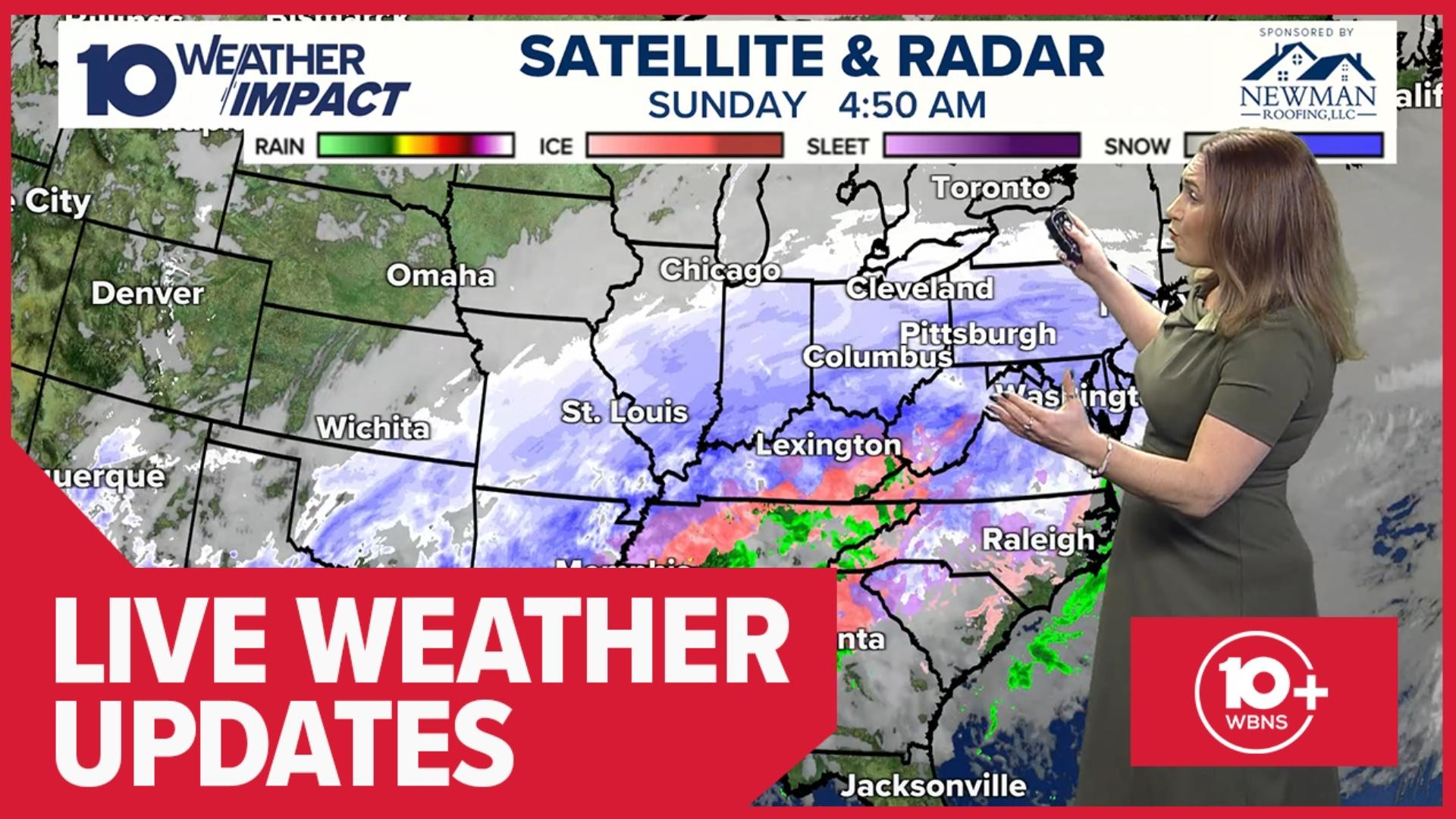 Snow accumulations across central Ohio: What totals are so far | 10tv.com