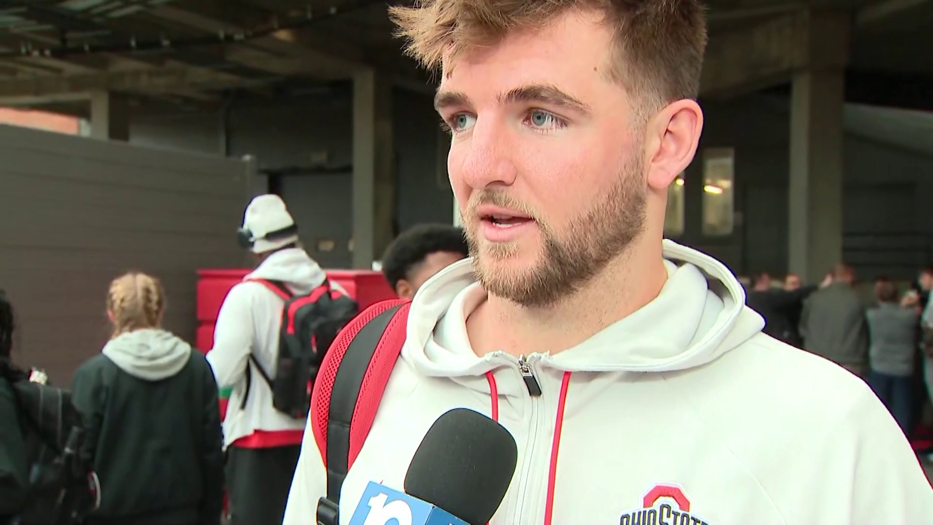 Max Klare postgame interview | Ohio State vs. Purdue | 10tv.com