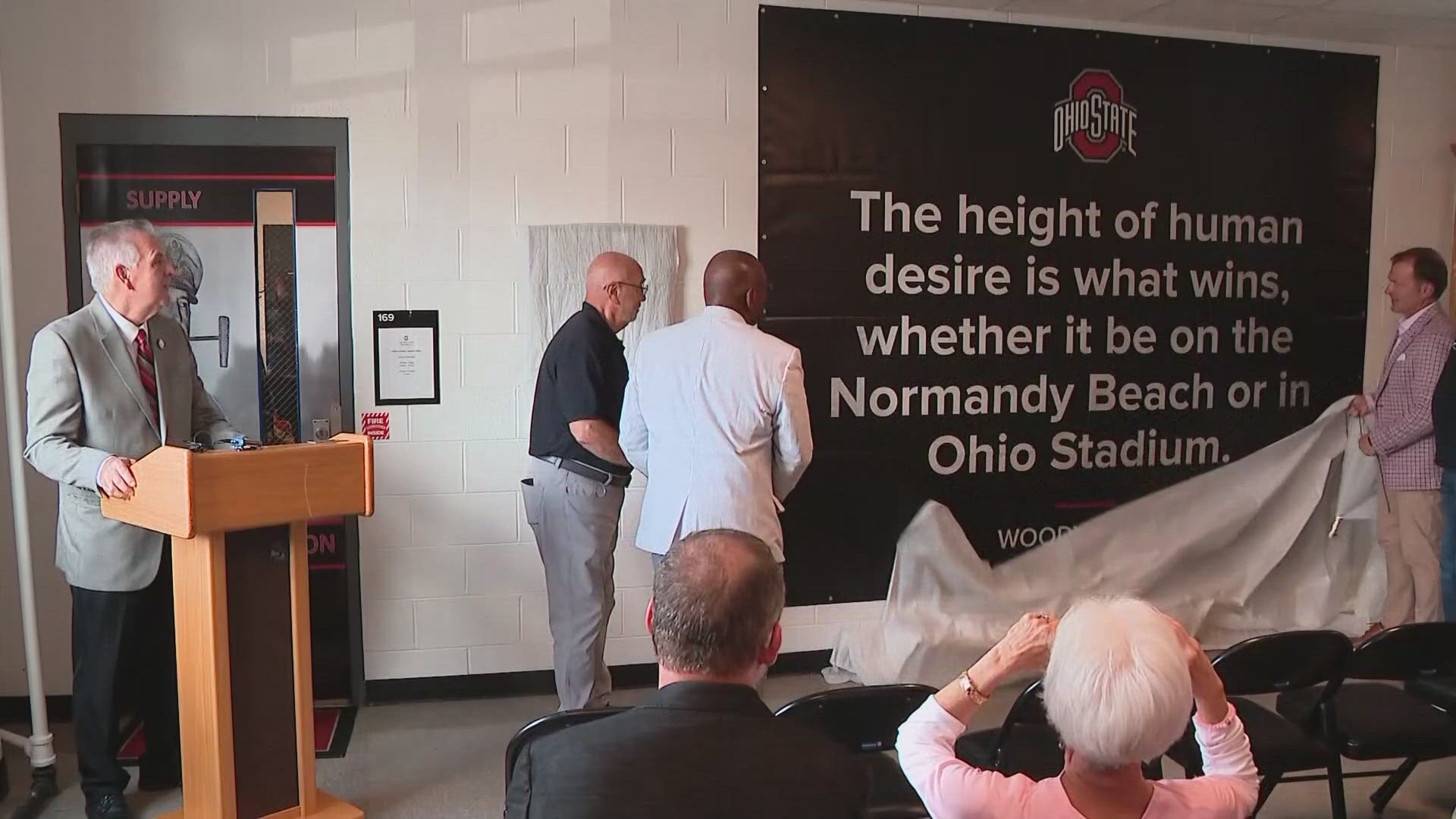 Woody Hayes honored at Ohio State ROTC building | 10tv.com