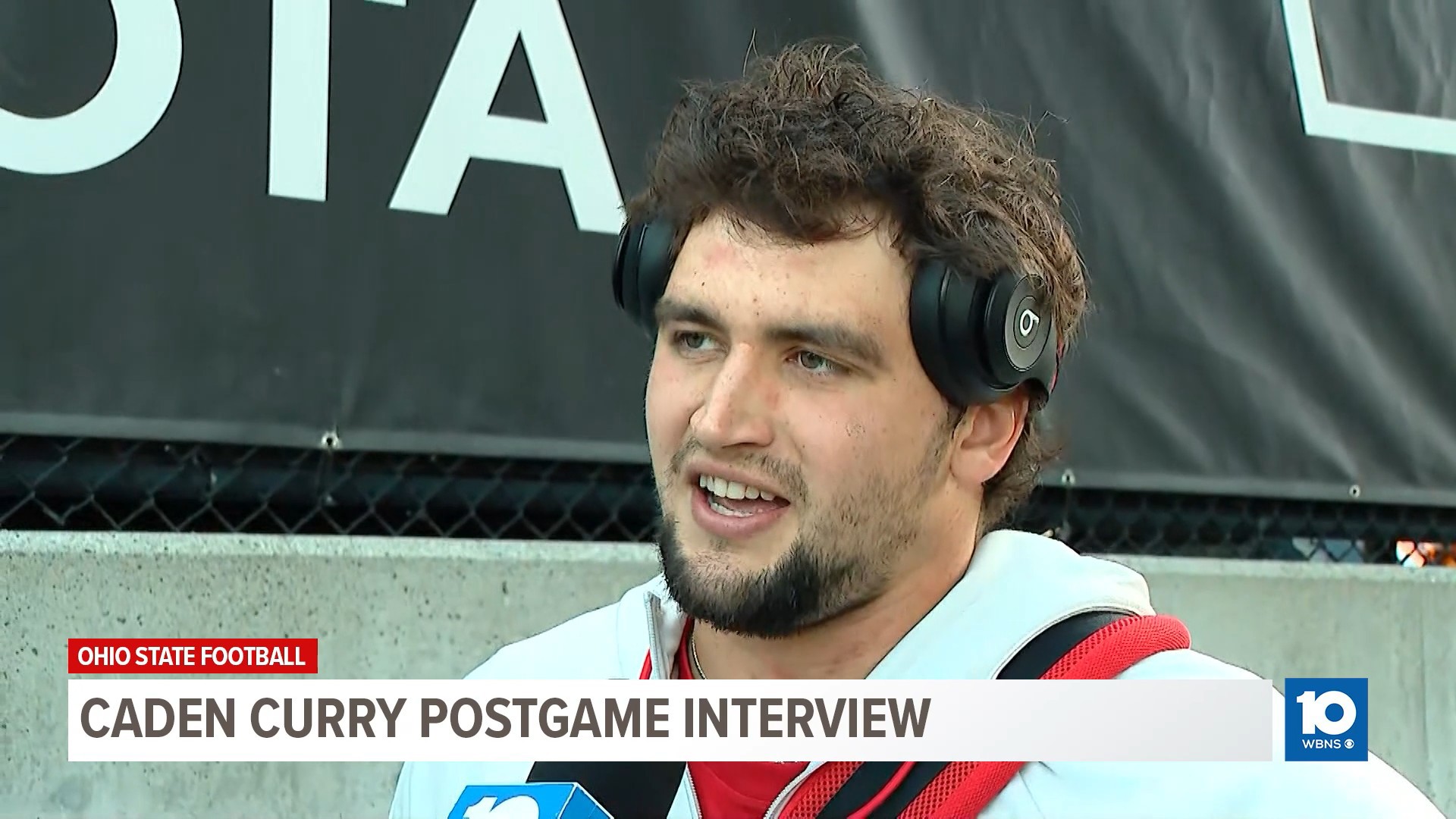 Caden Curry postgame interview | Ohio State vs. Washington | 10tv.com