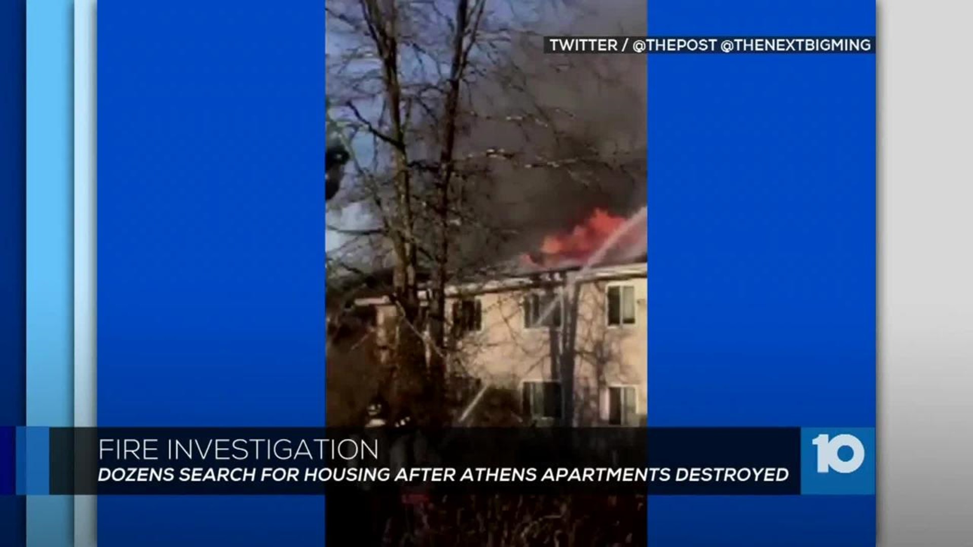 Apartment fire near Ohio University campus displaces dozens of families ...