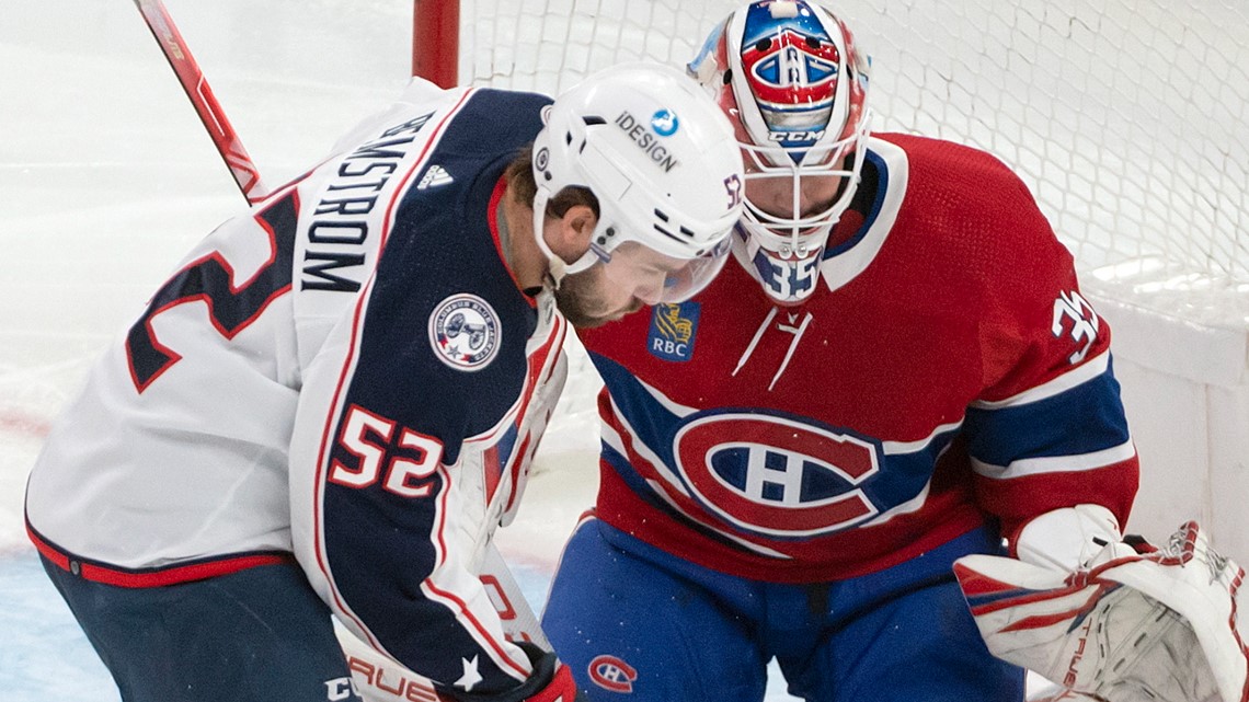AP: Harvey-Pinard scores 3, Canadiens beat Blue Jackets 8-2 | 10tv.com