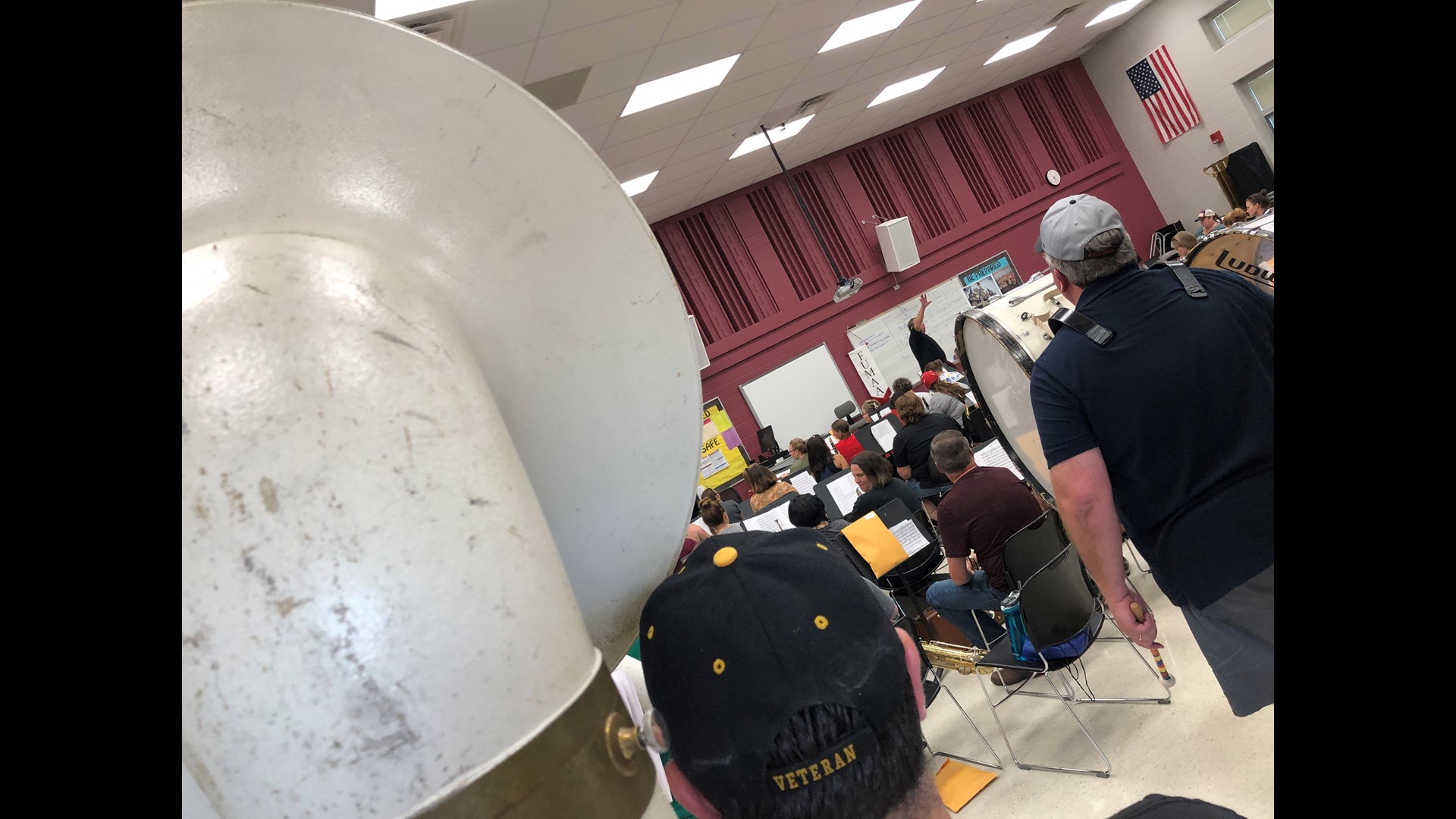 Alumni return to Fairfield Union High to join the Marching Falcons ...