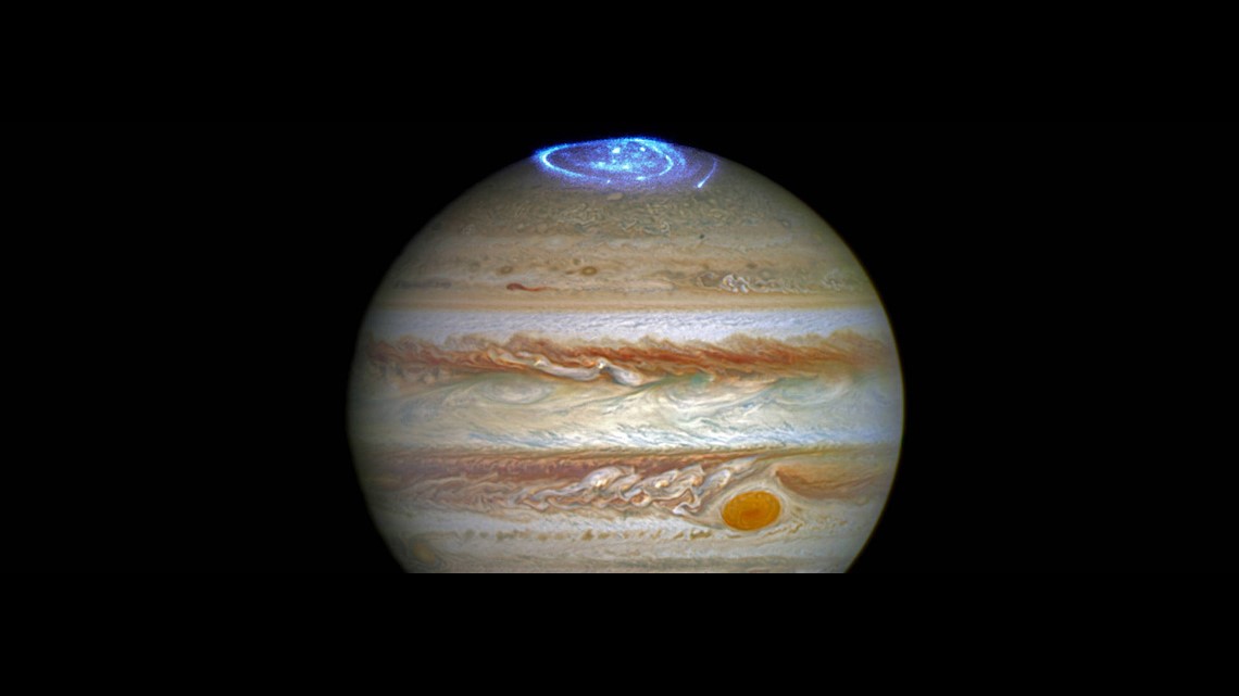 Hubble captures stunning shots of Jupiter auroras | 10tv.com