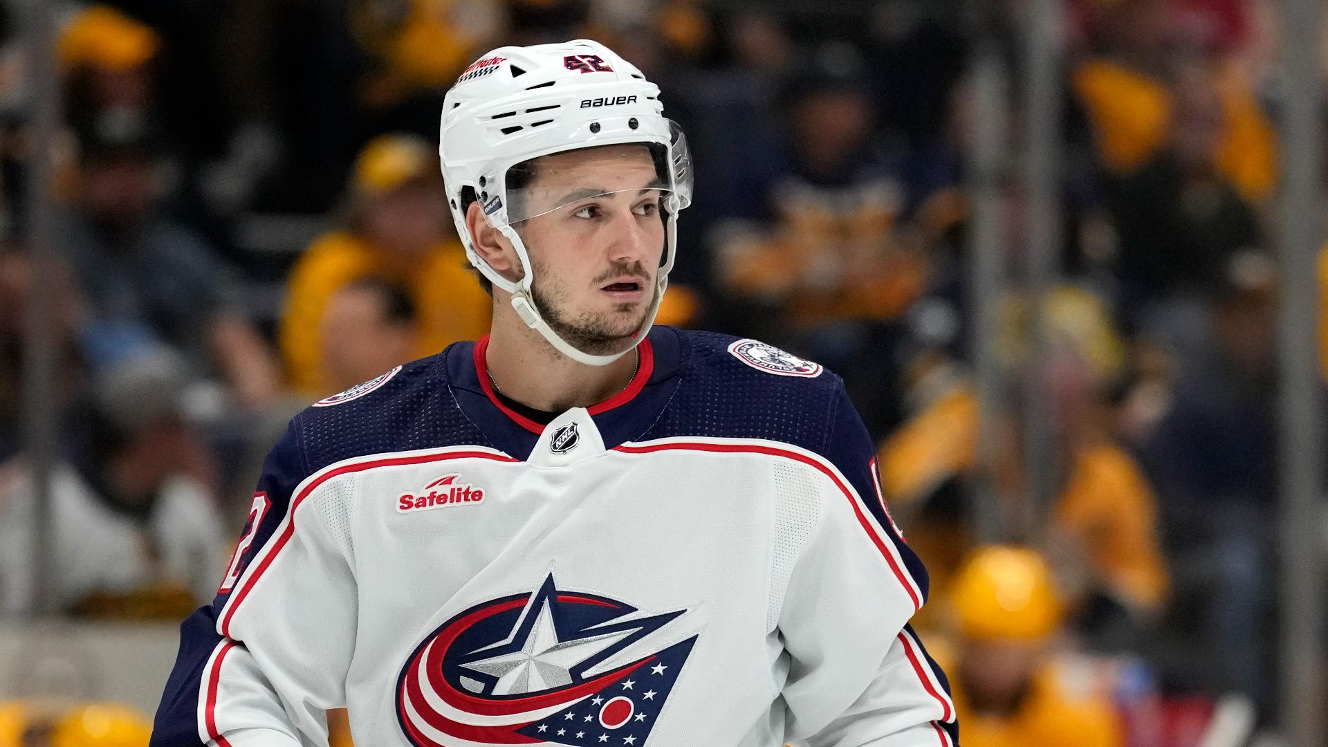 Blue Jackets trade Alexandre Texier to Blues for 2025 draft pick | 10tv.com