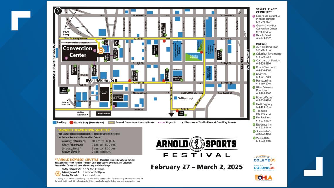 Arnold Sports Festival 2025 in Columbus: What to know | 10tv.com