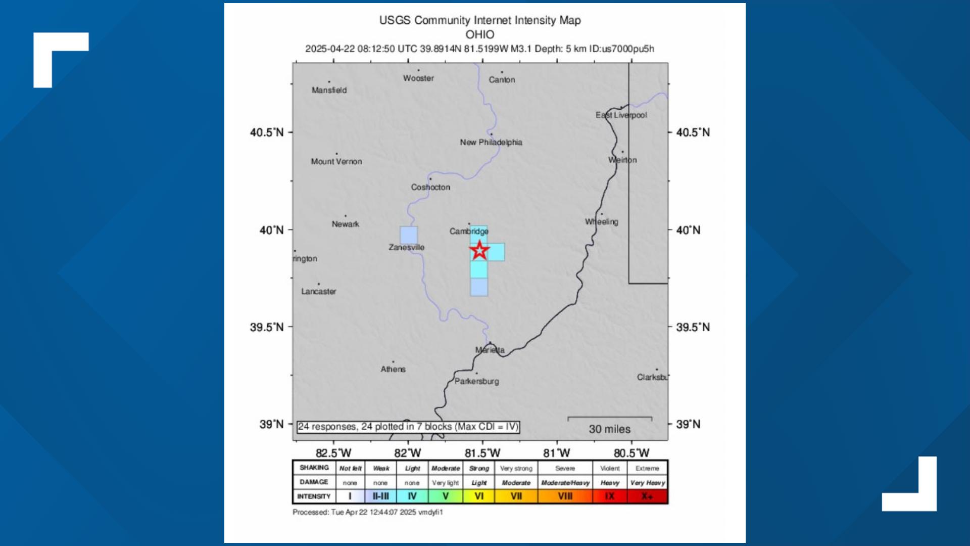 3.1 magnitude earthquake detected in Ohio | 10tv.com