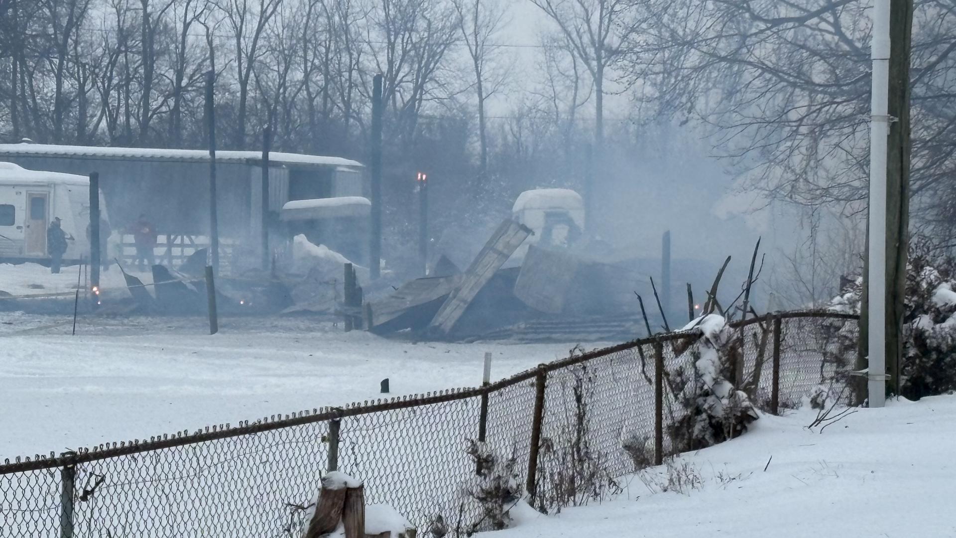 Multiple animals killed in Franklin County barn fire | 10tv.com