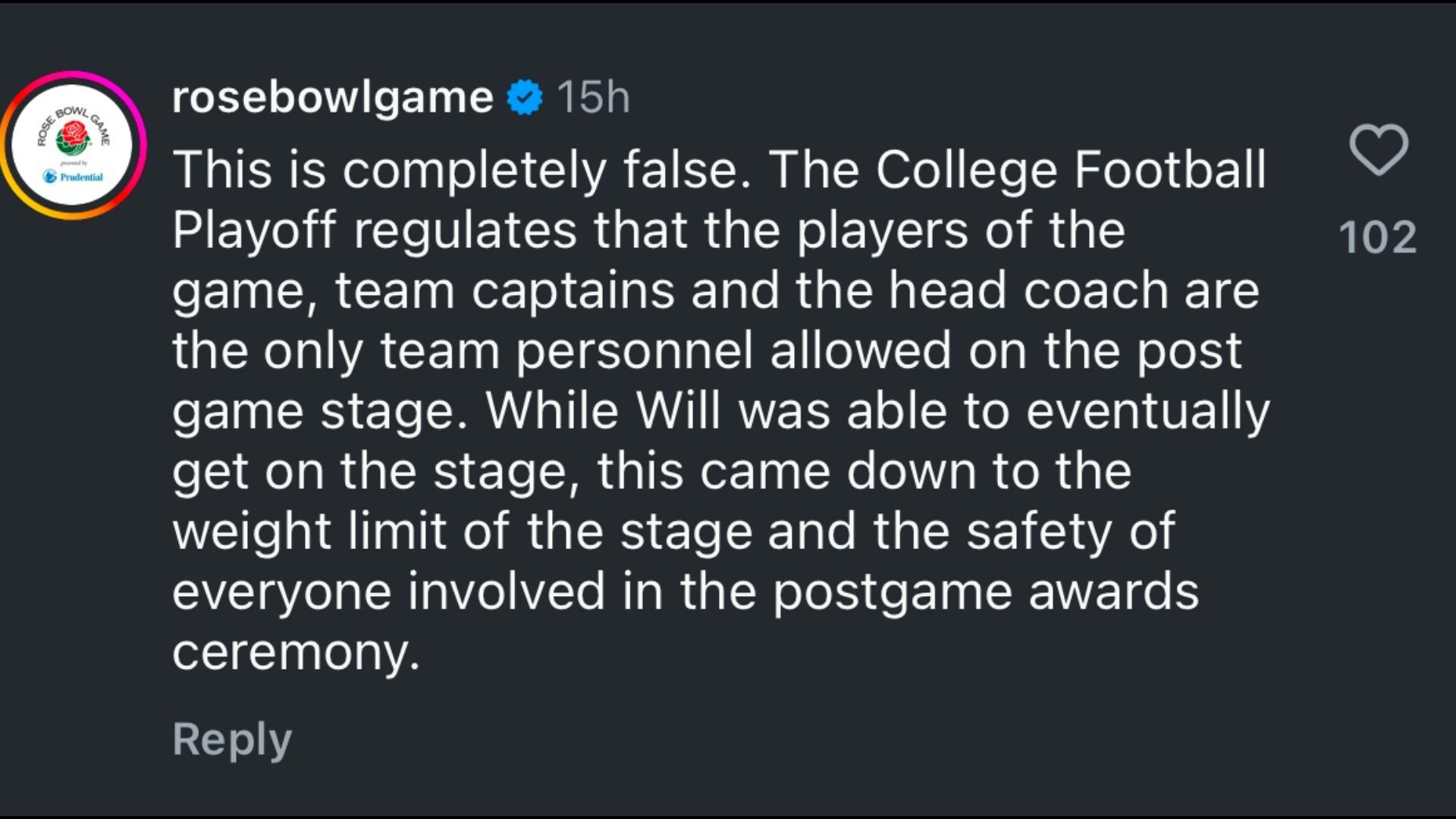 Ohio State's Will Howard briefly denied stage entry over postgame ...