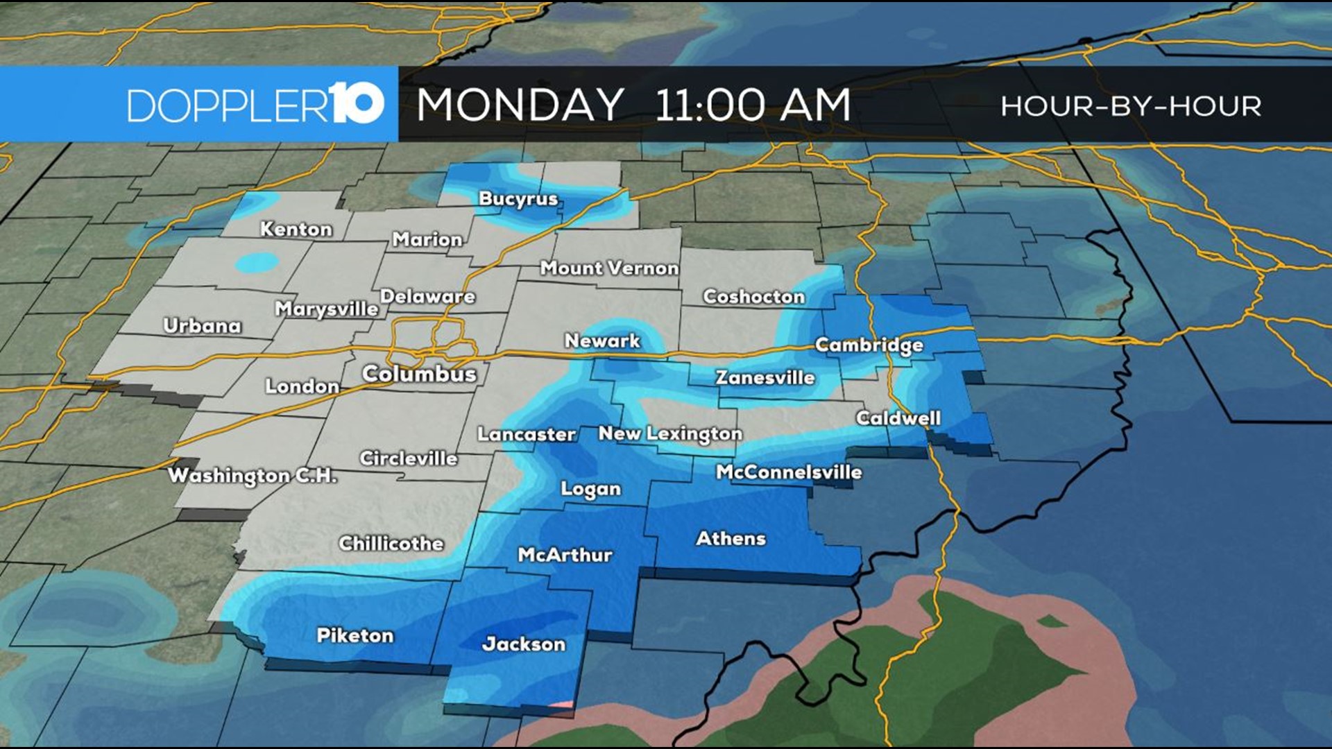 Snow, freezing rain moves through central Ohio | 10tv.com