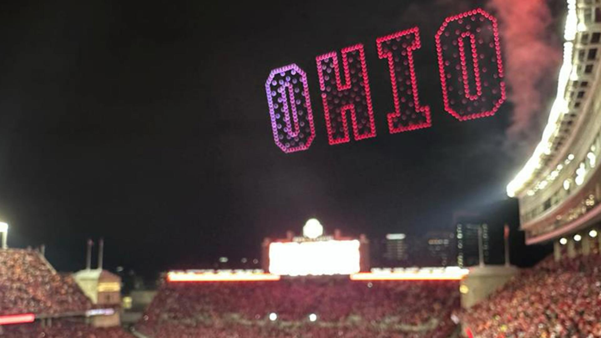 Ohio State puts on drone show | 10tv.com
