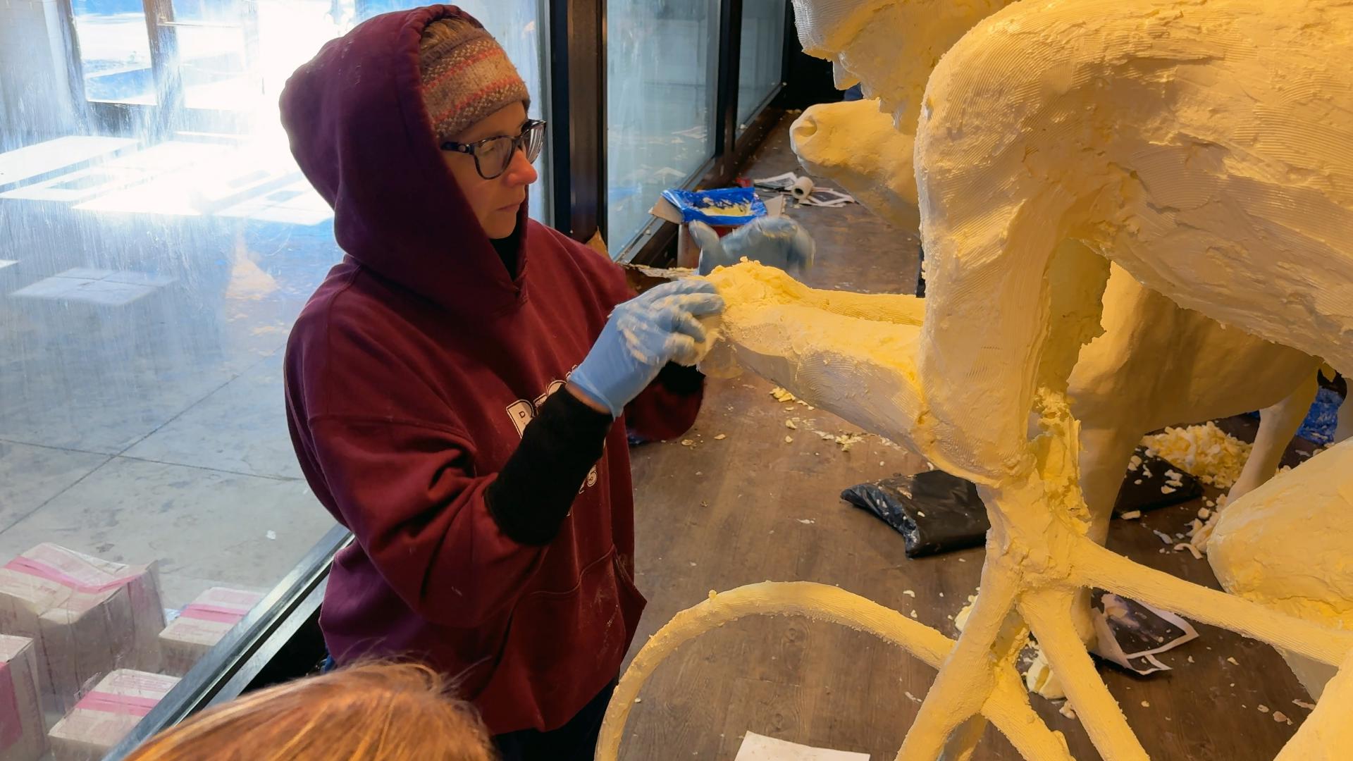 2024 Ohio State Fair butter cow display | 10tv.com