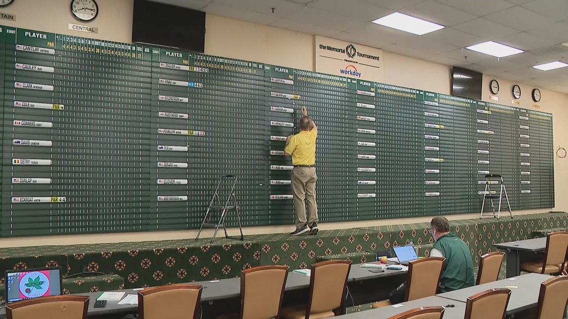 Memorial Tournament keeps old-fashioned scoreboard tradition alive 50 ...