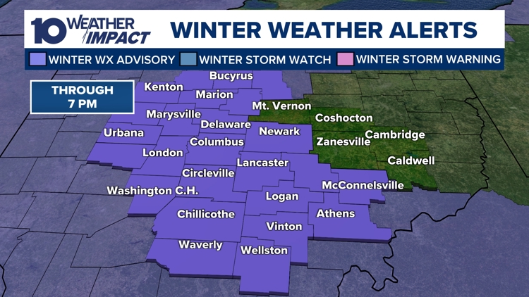 Ohio weather radar live: Tracking snow in Columbus | 10tv.com