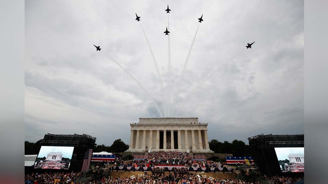 Pentagon spent $1.2 million for Trump's July 4 "Salute to America ...