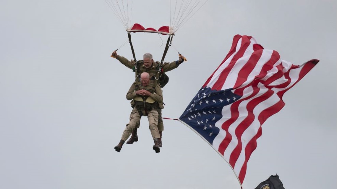 97-year-old D-Day veteran parachutes into Normandy again | 10tv.com