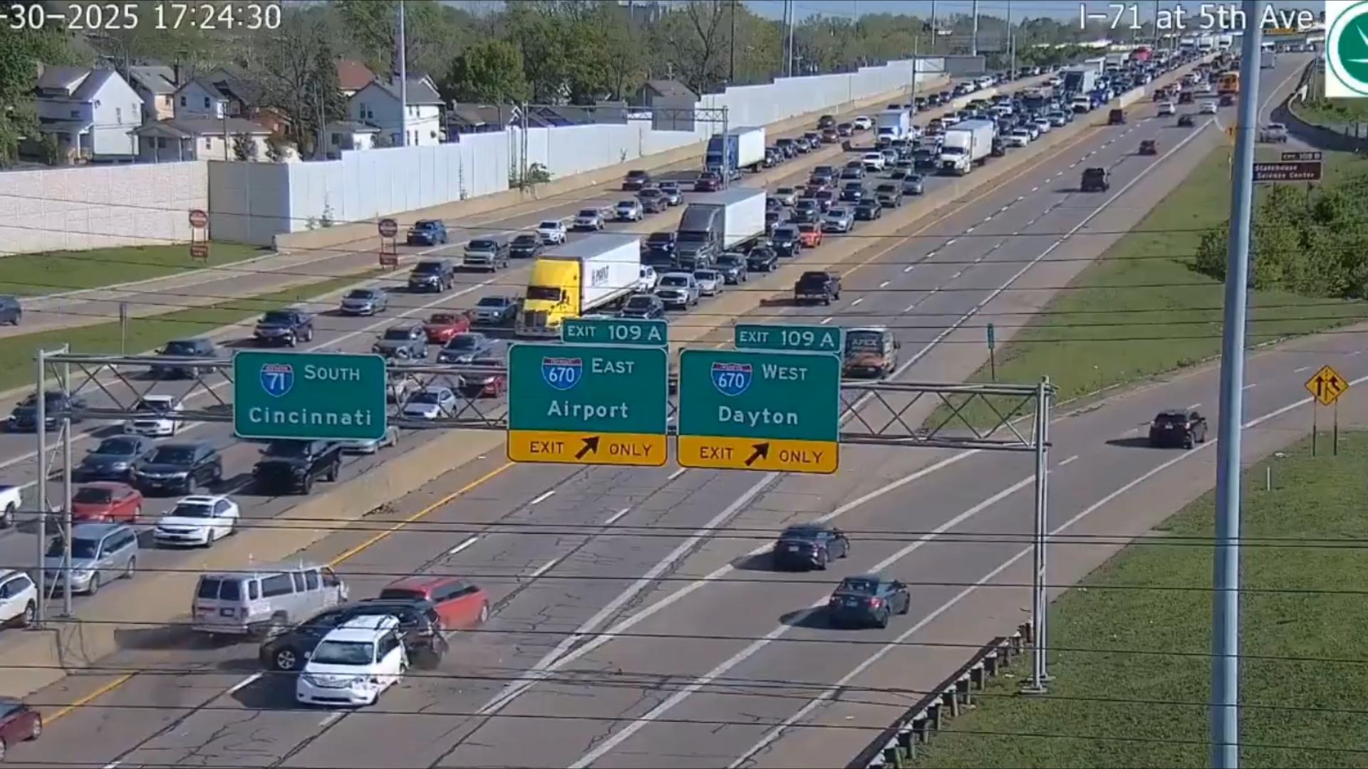 ODOT releases video showing crash after vehicle stops in the middle of ...