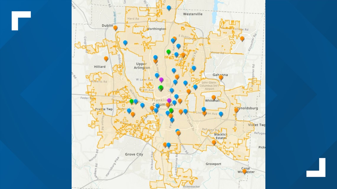 Columbus leaders, community partners launch interactive map for warming ...