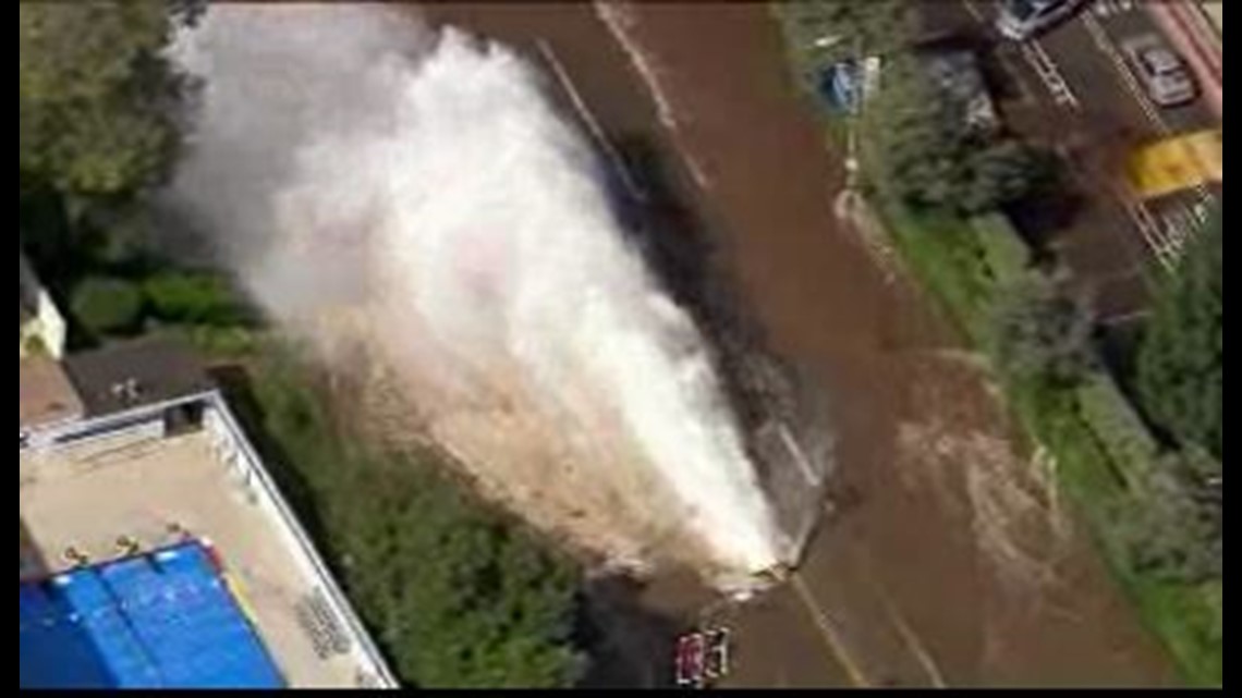 Water Main Break Floods Parts Of UCLA Campus | 10tv.com