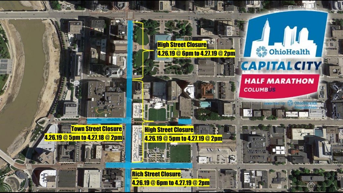 Getting around the Cap City Half: Road closures, directions and parking ...