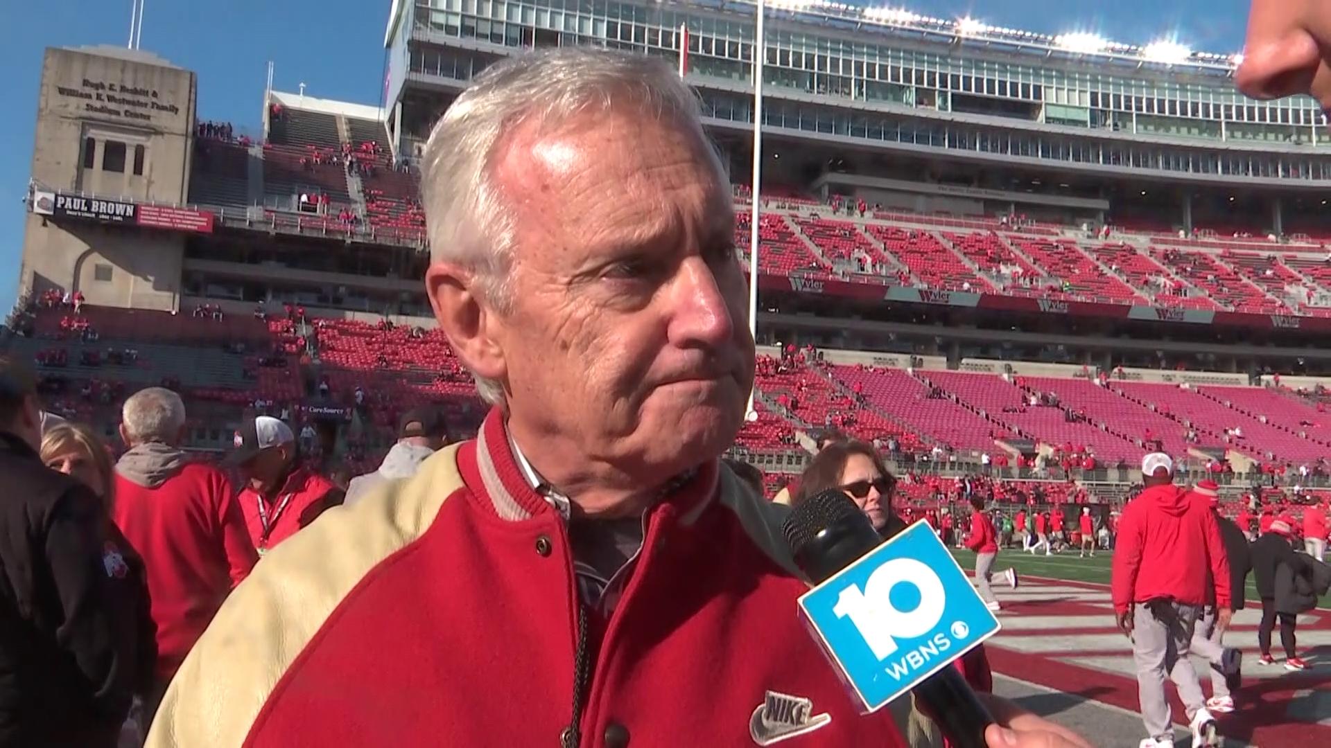 Ohio State vs. Michigan | Former Buckeye head coach Jim Tressel ...