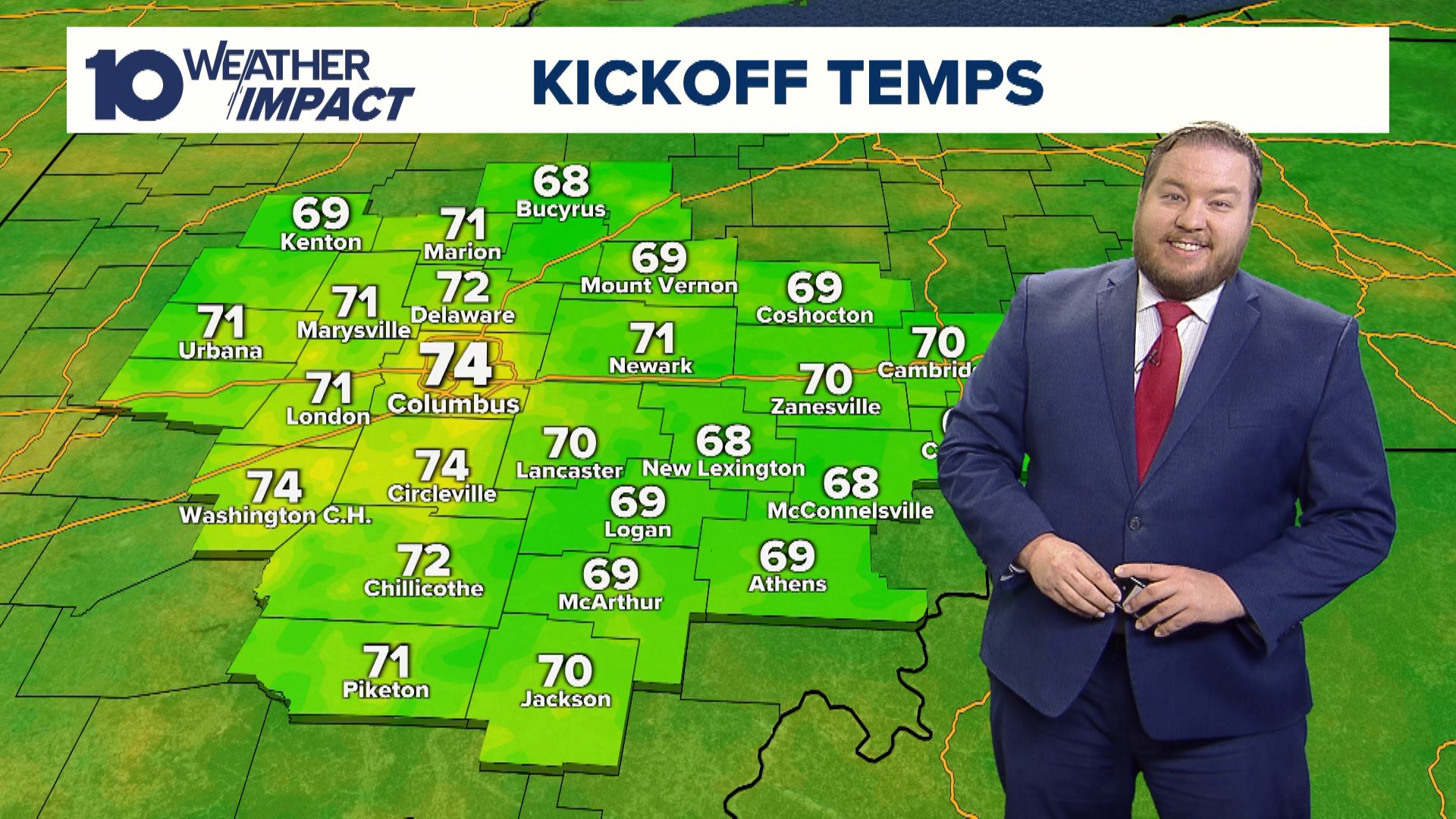 Nice Weather Returns to Ohio for Week 6 of High School Football! | 10tv.com