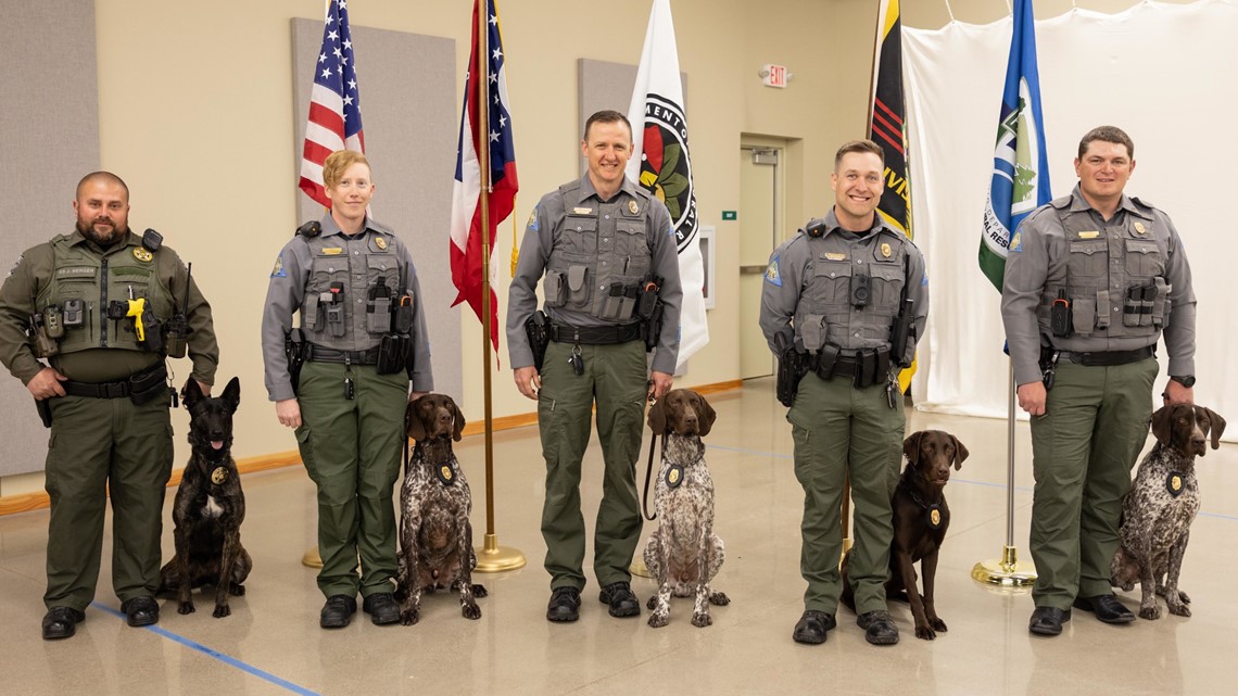 ODNR: 5 dogs graduate from K-9 Academy | 10tv.com