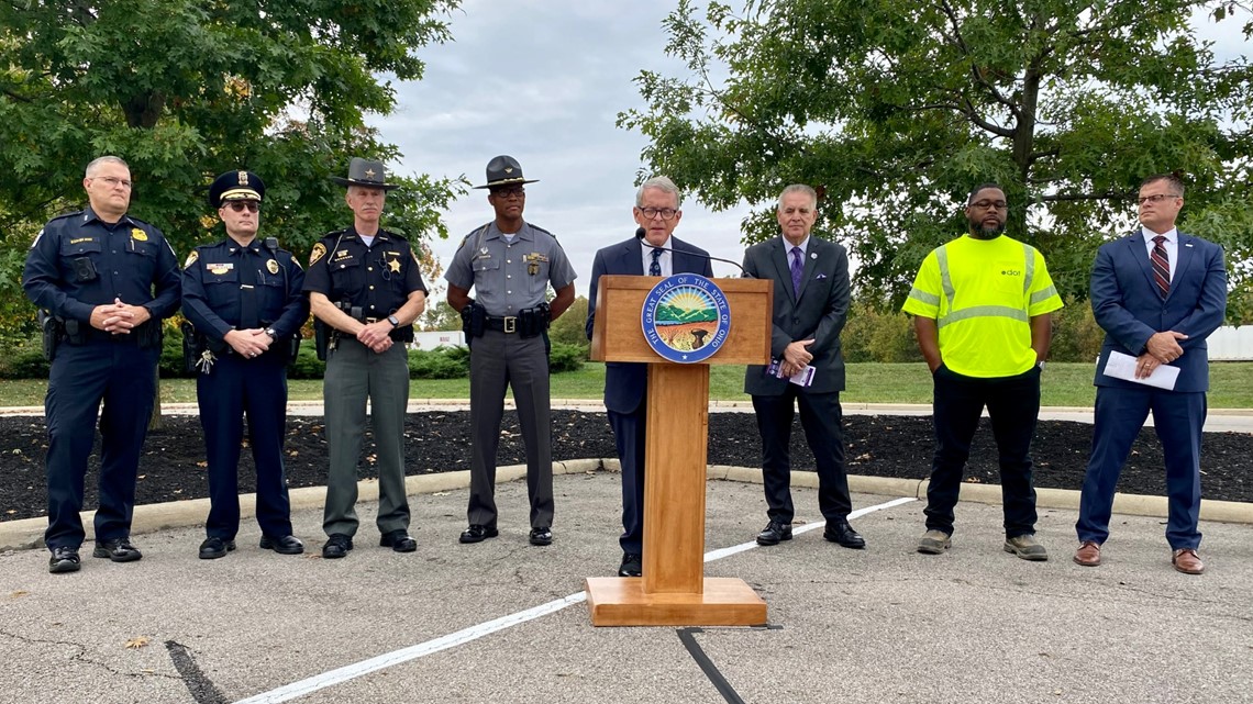 Gov. DeWine, state leaders detail enforcement of Ohio's distracted ...