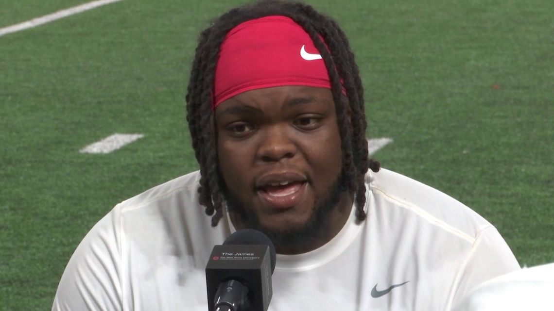Kayden McDonald speaks ahead of Big Ten Championship | Ohio State vs ...