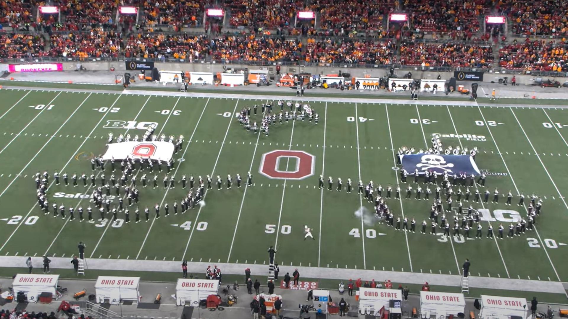 Ohio State halftime show: TBDBITL performs 'Pirates of the 'Shoe' again ...