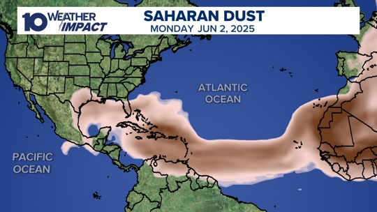 Saharan dust may impact southern US skies | 10tv.com