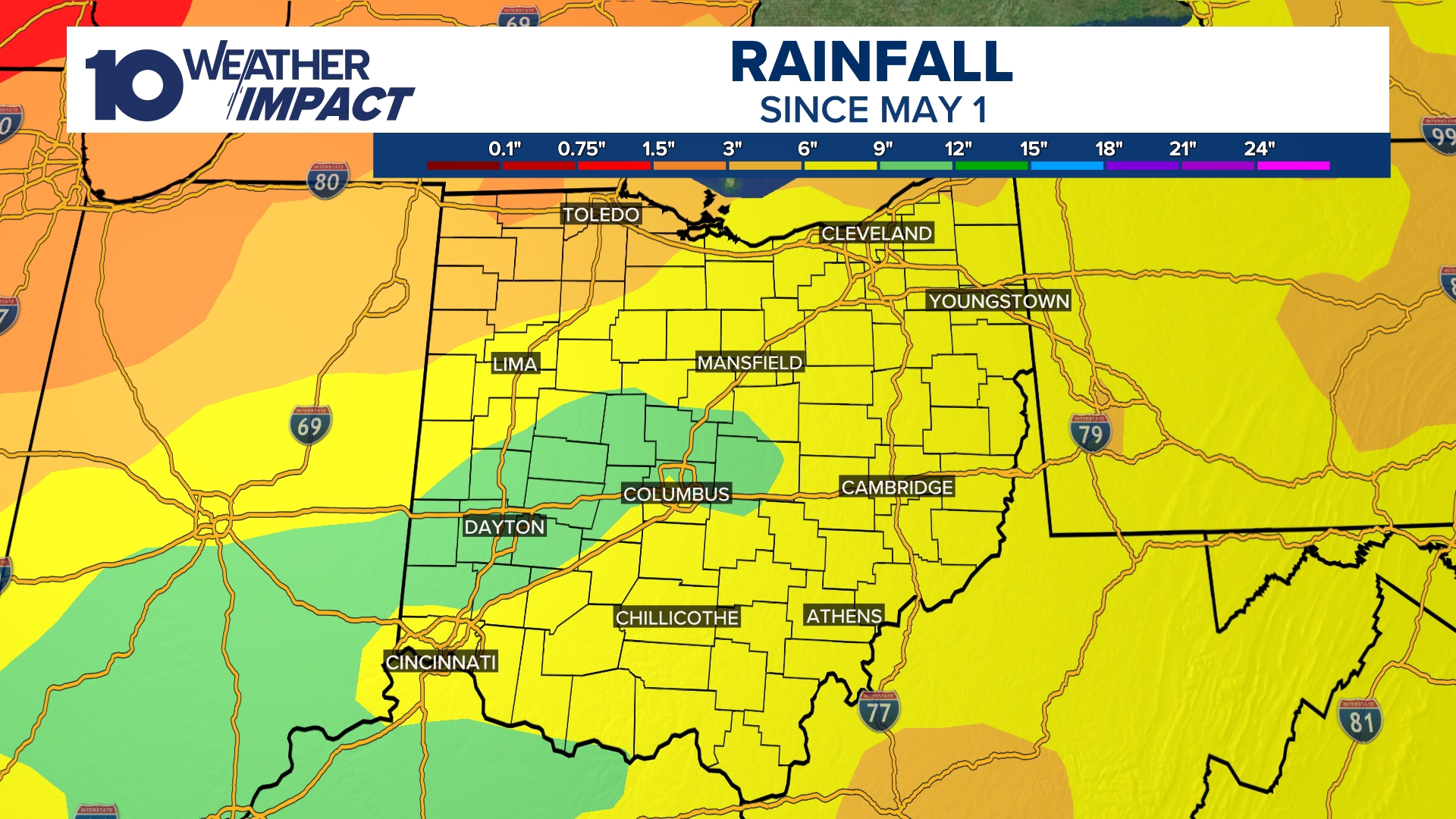 Columbus has its 4th wettest May on record | 10tv.com
