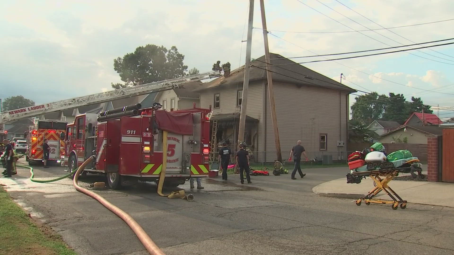 Newark house fire injures 4 | 10tv.com