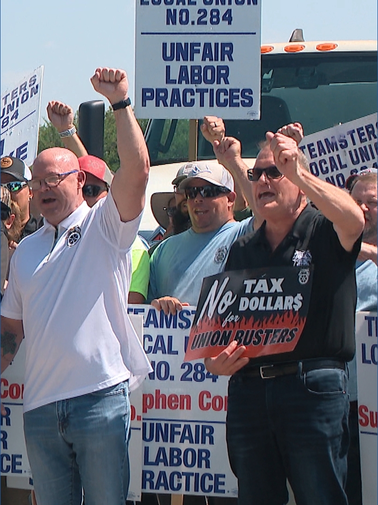 Union workers strike at Sutphen Corp for better contract | 10tv.com