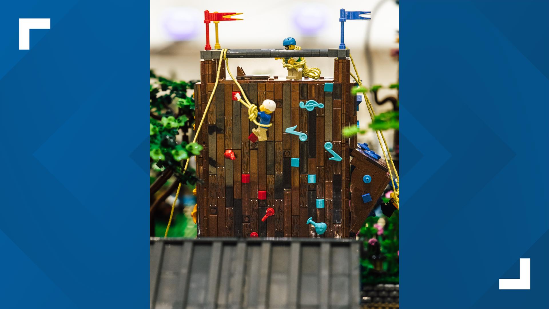 Columbus Library reveals new camp-themed LEGO display | 10tv.com