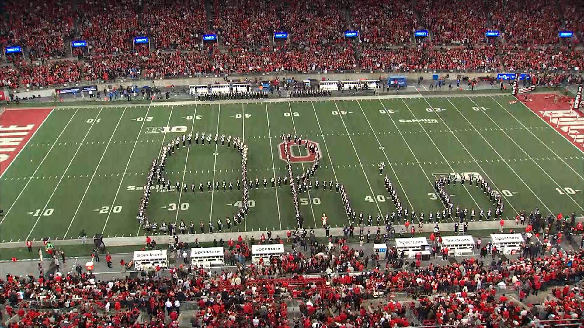 Ohio State Marching Band performs 'Script Ohio' ahead of UCLA game ...