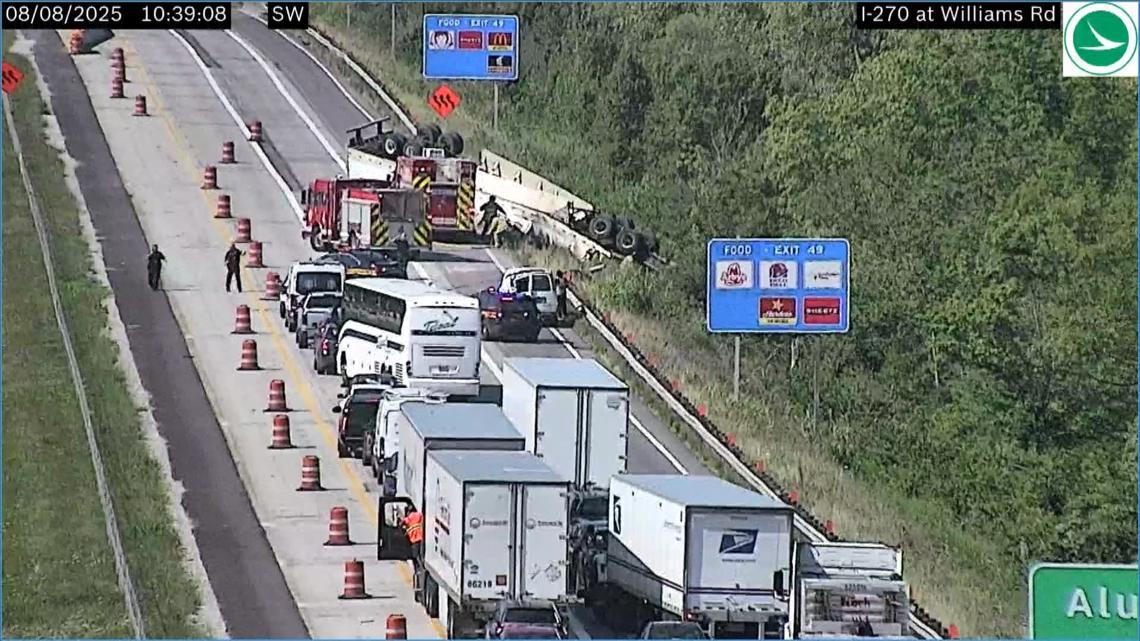 Crash on I-270 in Columbus leaves semi driver dead | 10tv.com