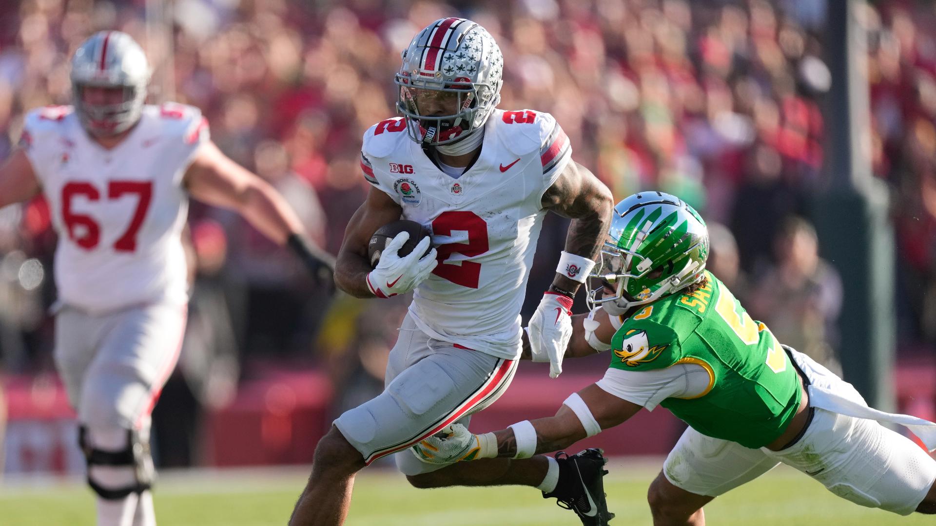 Emeka Egbuka breaks Ohio State career receptions record | 10tv.com