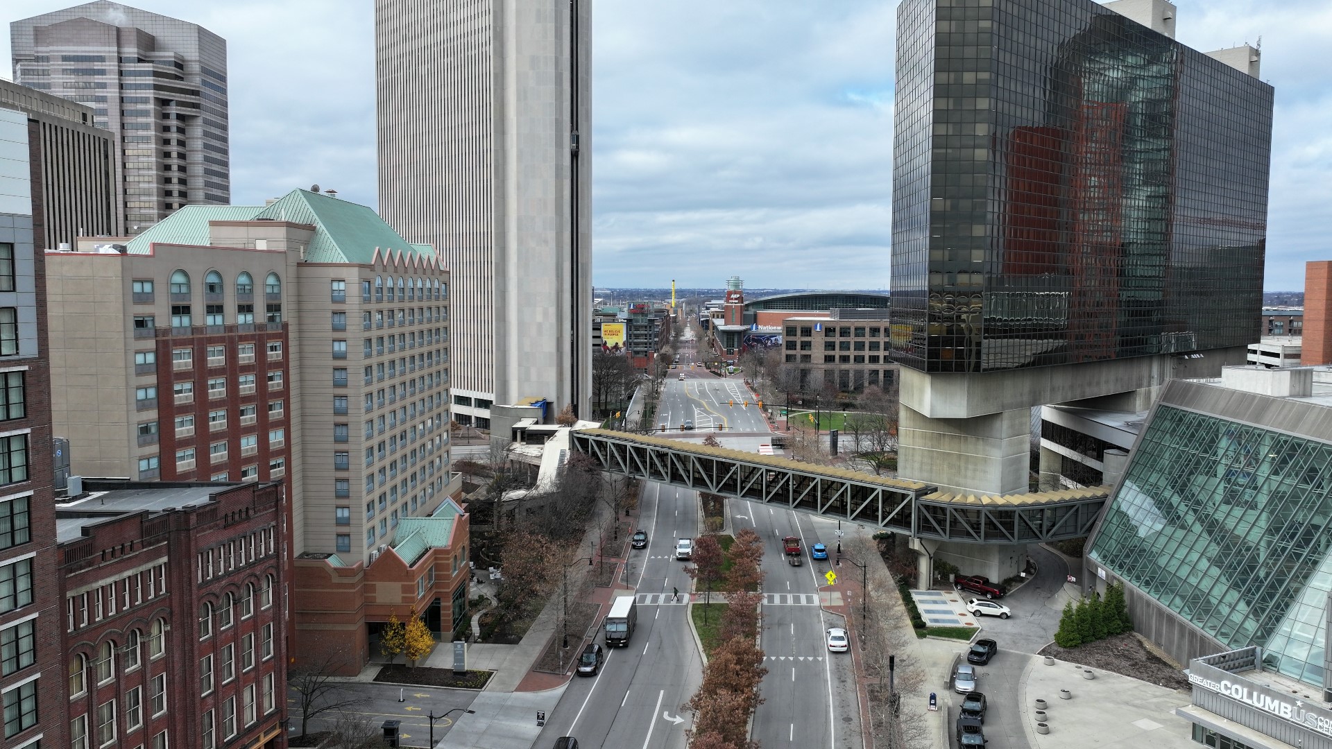 Drone footage shows route for Columbus Crew championship parade | 10tv.com
