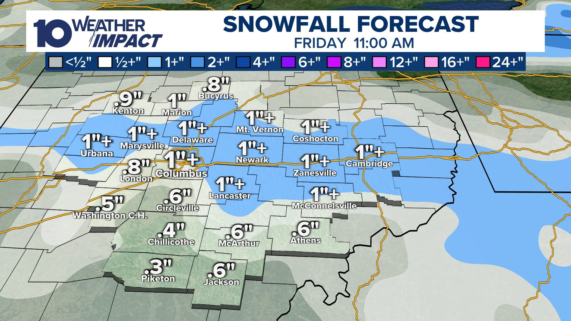 Columbus, OH Weather Forecast: Tracking snow on Thursday night | 10tv.com