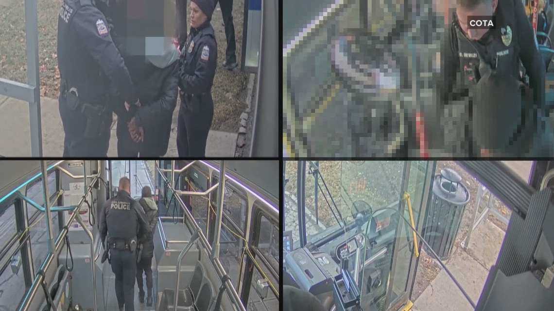 Columbus police arrest 5 armed teens on COTA bus | 10tv.com