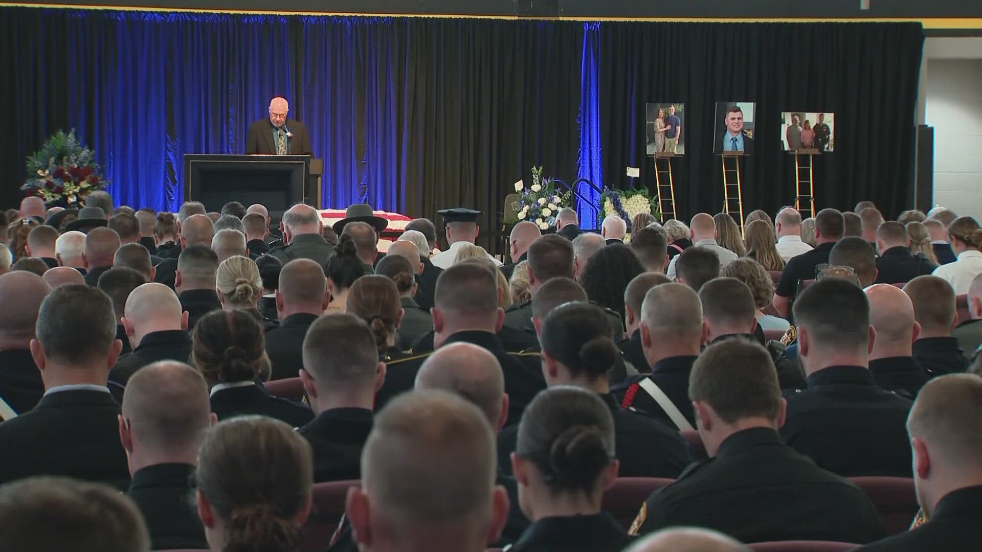 Community gathers for fallen Morrow County Deputy Daniel Sherrer at ...