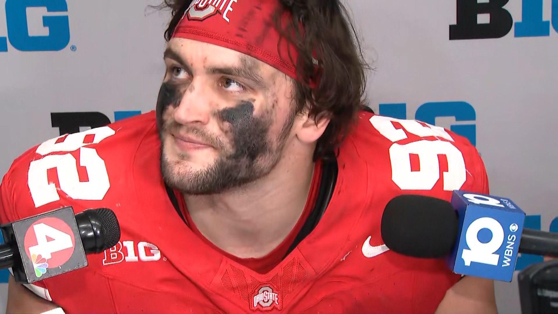 Caden Curry postgame interview | Ohio State vs. Indiana — Big Ten ...
