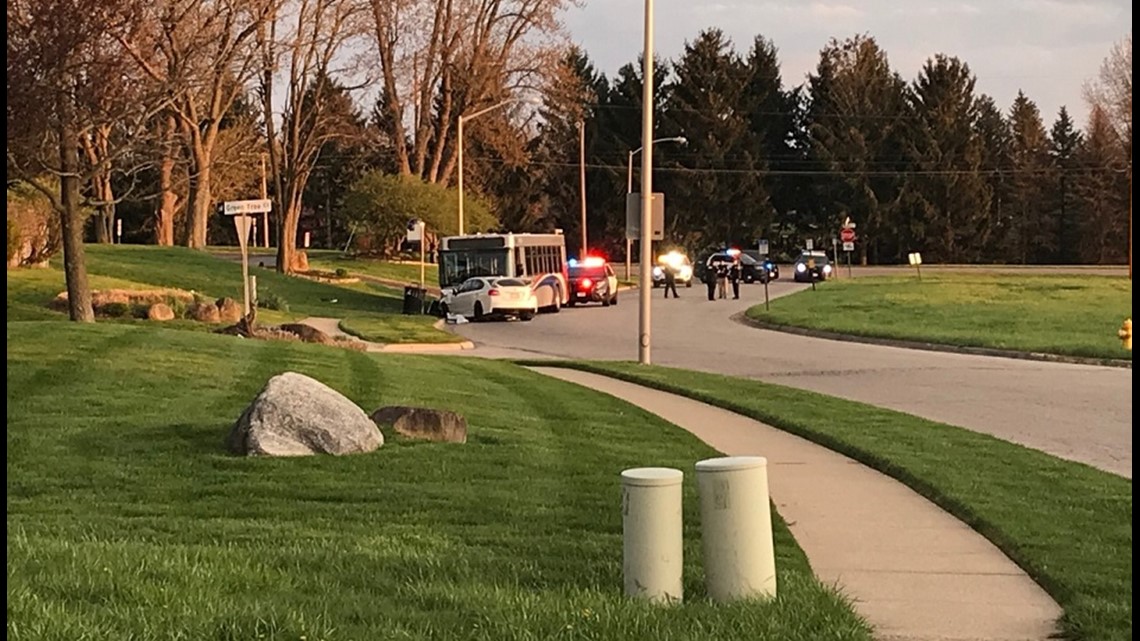 Police: Man killed after crashing into COTA bus in Reynoldsburg | 10tv.com