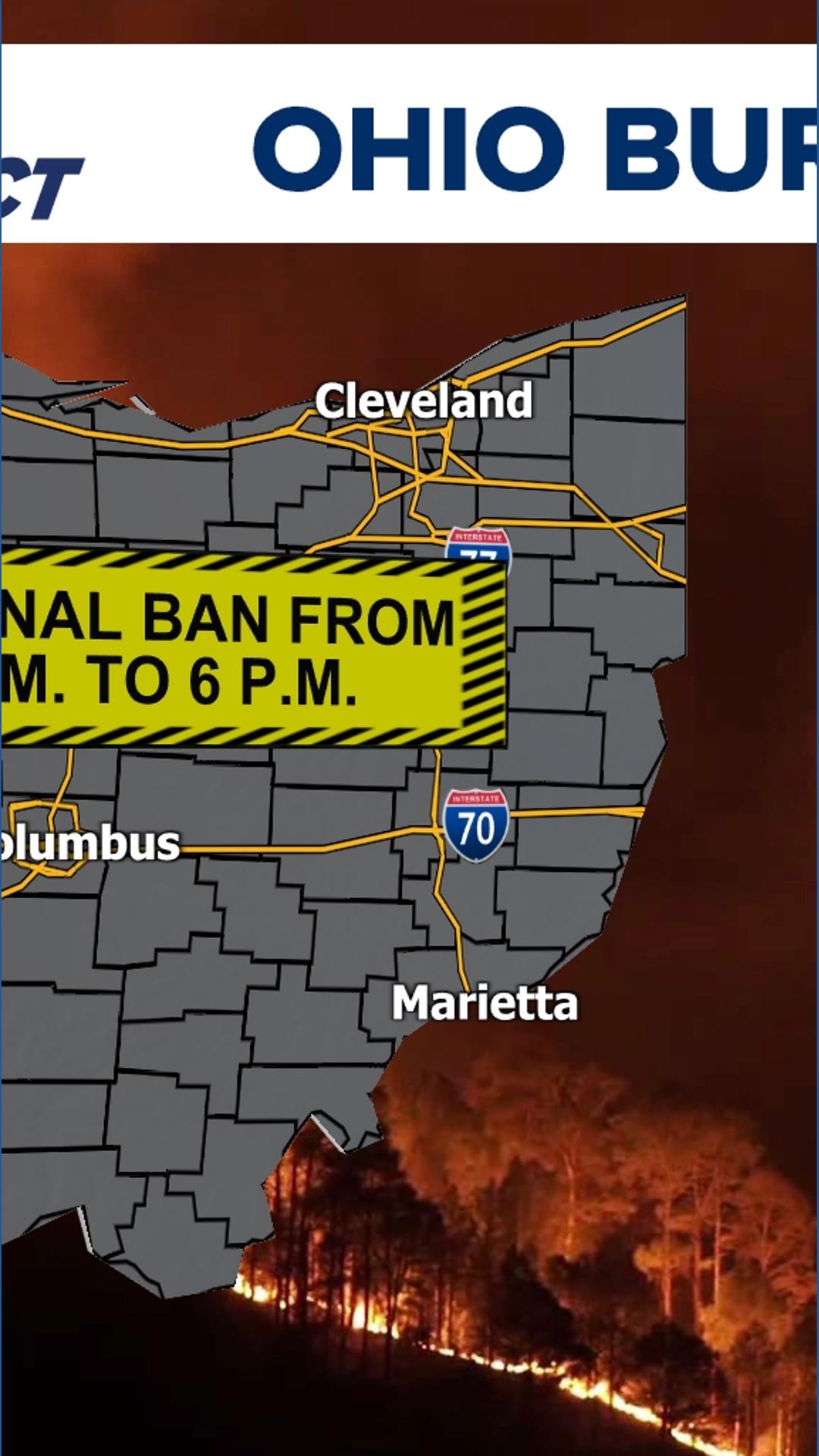 Seasonal burn ban in effect for Ohio in October, November | 10tv.com